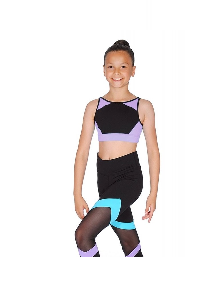 KAIA Colour Block Crop Top - Meeting Dance Wear